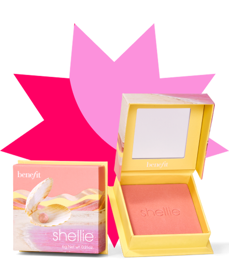 Shellie Warm-Seashell Pink Mini Blush | Benefit Cosmetics