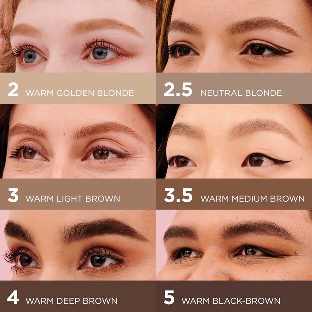 how to draw on light brown eyebrows