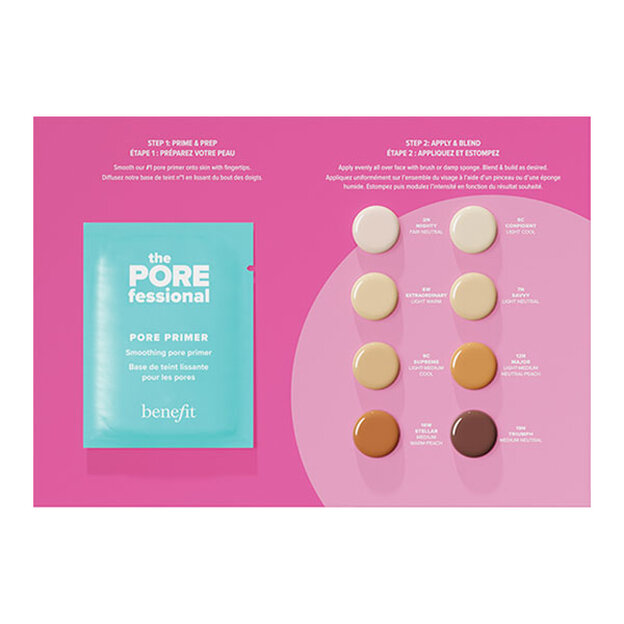 POREfessional Foundation Full Range Sample | Benefit Cosmetics
